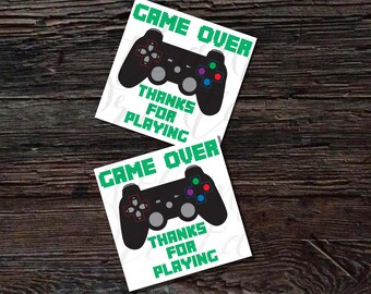 Game Over Thank You Printable - Etsy