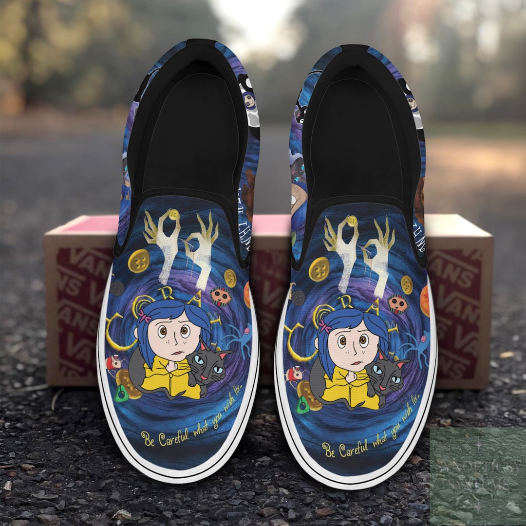 Zapatos Coraline de Halloween, Sandalias de película de terror Coraline ...