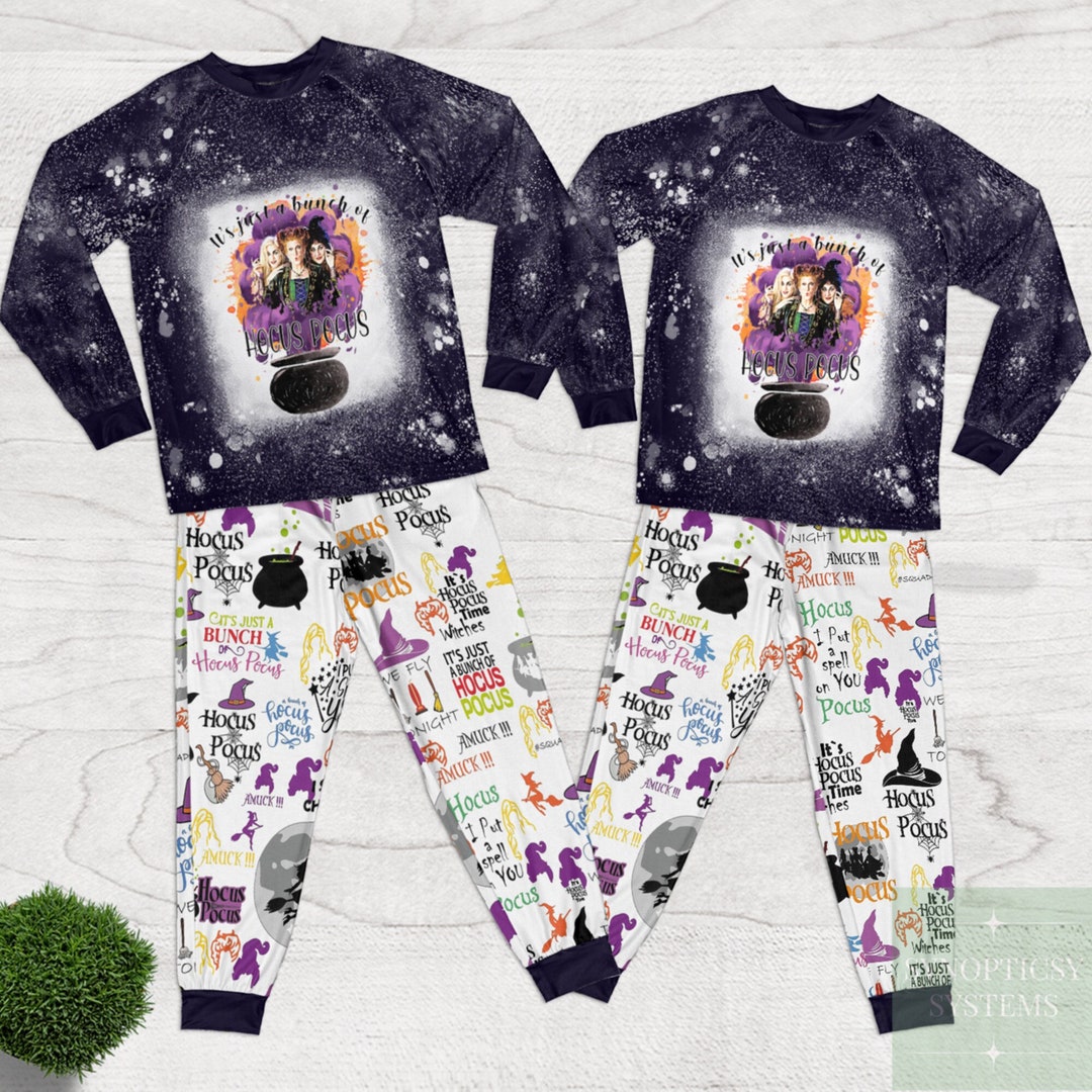 Hocus Pocus Holiday Pajamas, It's Just A Bunch of Hocus Pocus Halloween ...