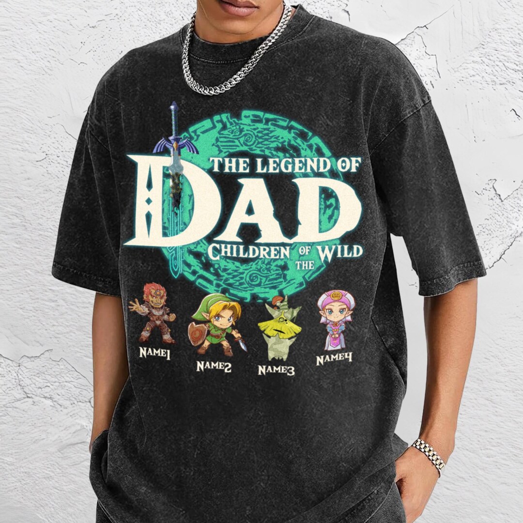 Custom the Legend of Dad Personalized Shirt, Tears of the Kingdom, Best ...