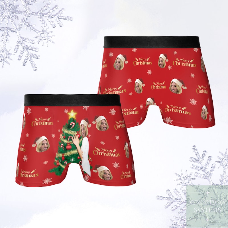 Christmas Underwear - Etsy