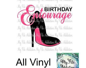Instant Download HTV Vinyl Svg Eps Dxf Design File Birthday | Etsy