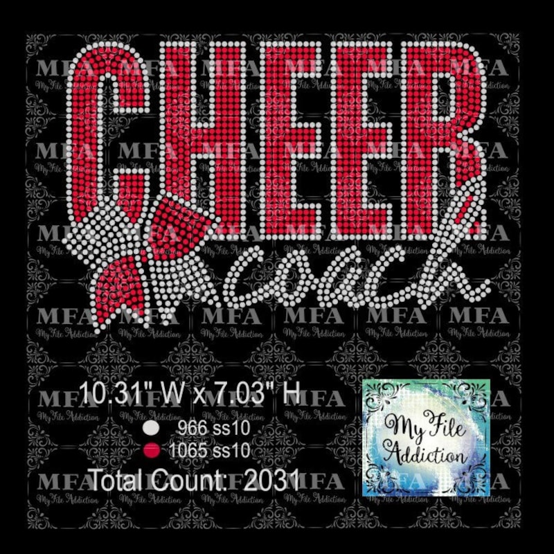 Cheer Rhinestone - Etsy
