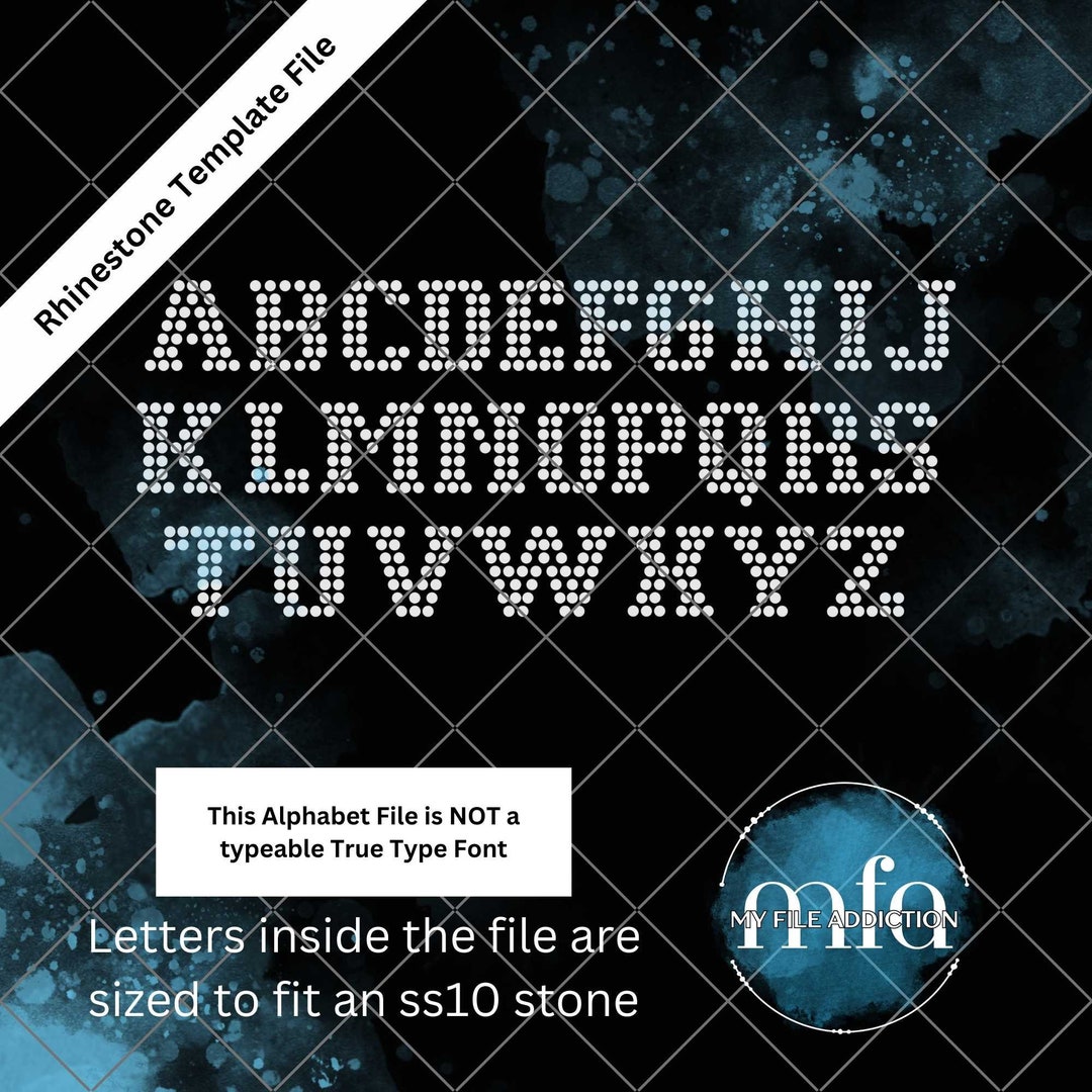 This is NOT a Typeable Font - Pre-stoned 1.05 Inch College Letters Ss10 ...