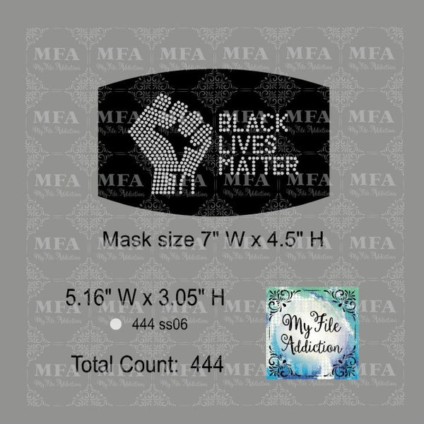Black Lives Matter Mask - Etsy
