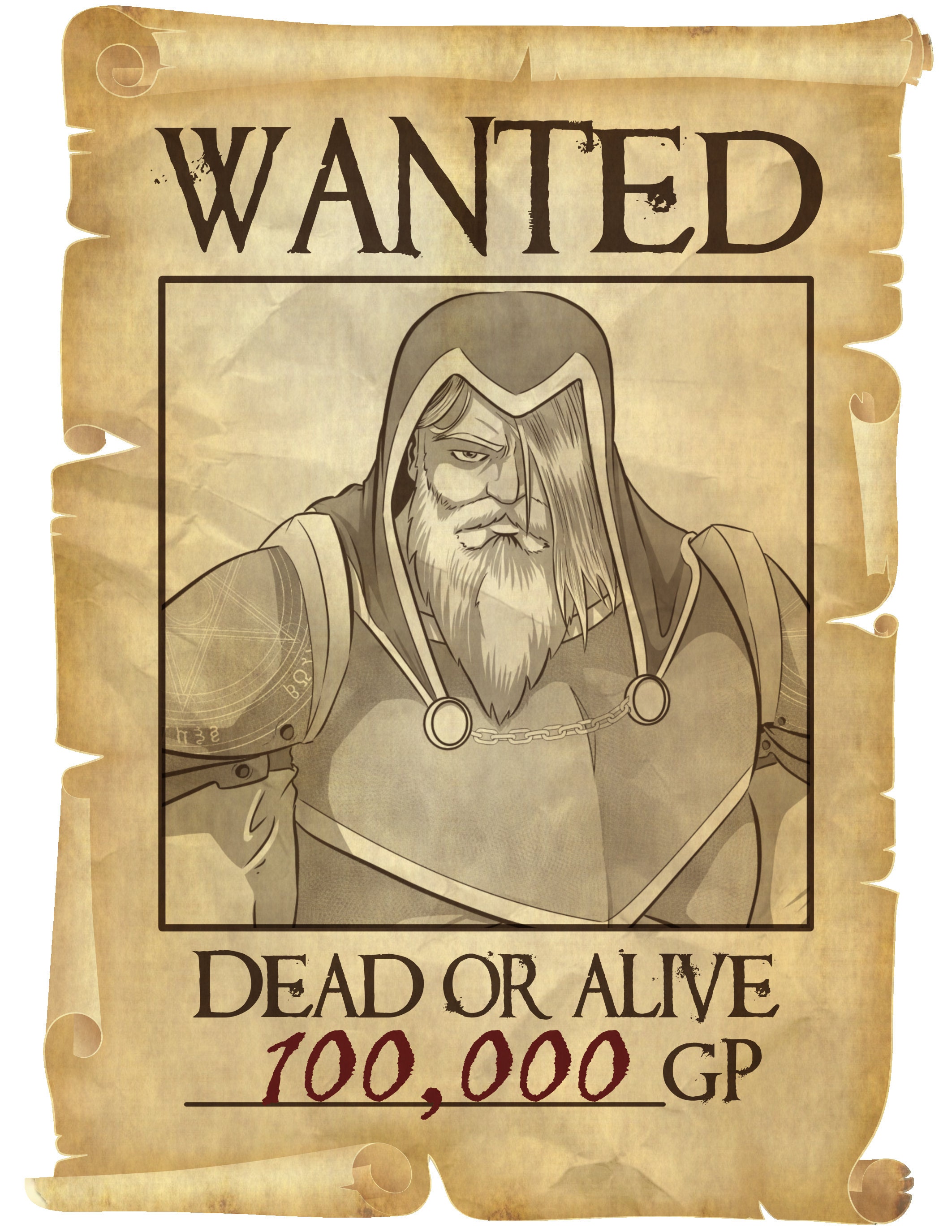 D&D Character Wanted Sign | Etsy