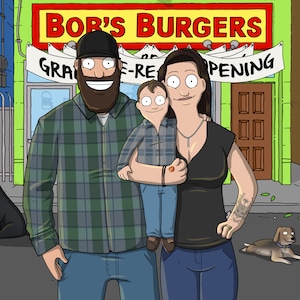 Custom Bob's Burgers Commission - Etsy