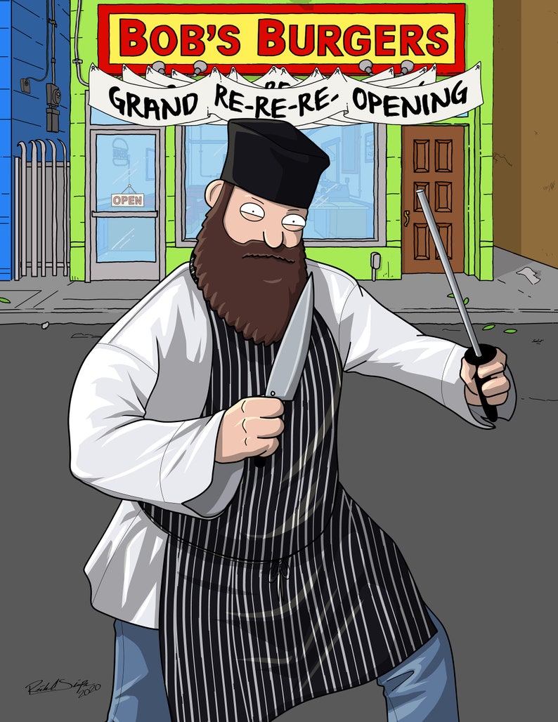 Custom Bob's Burgers Commission | Etsy