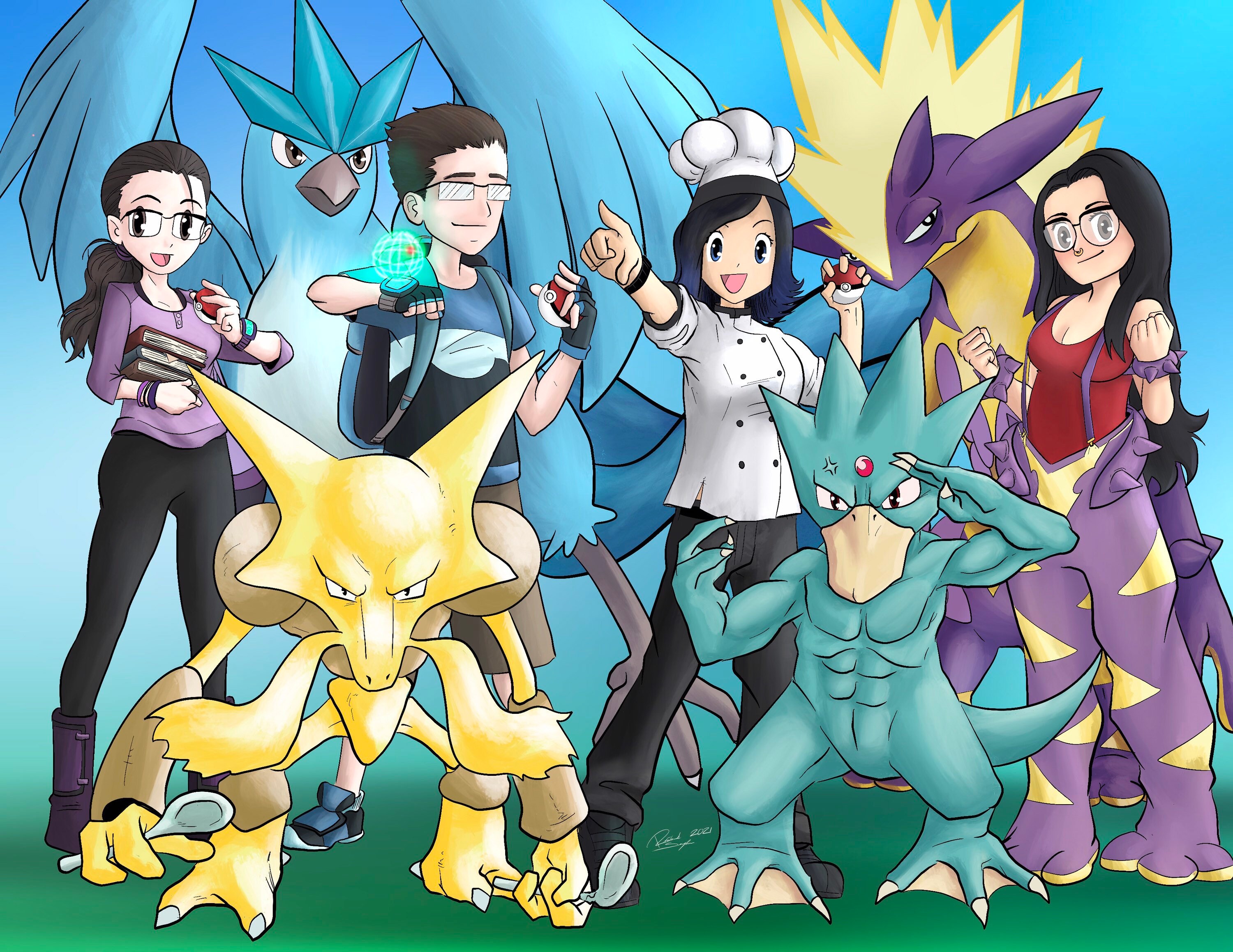 Custom Pokémon Trainer Commission - Etsy