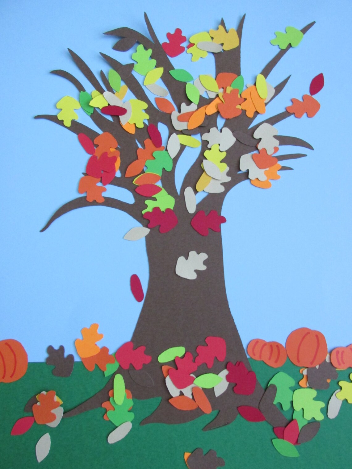 Fall Tree - Papercraft - Etsy