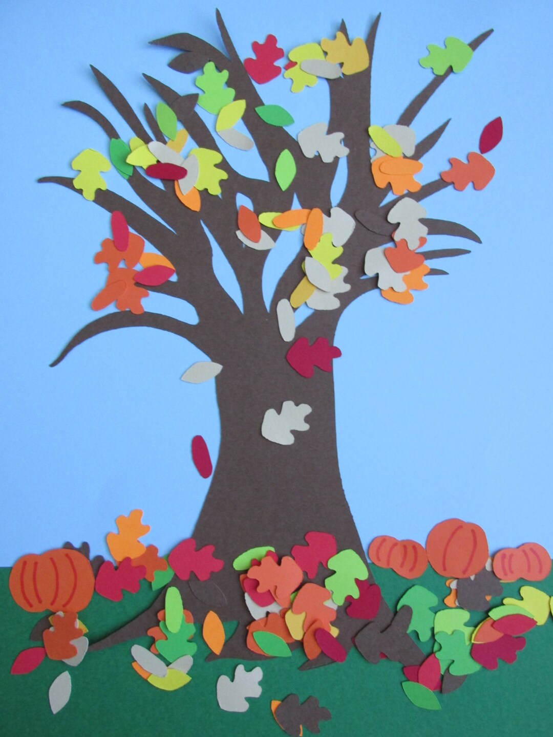 Fall Tree - Papercraft - Etsy
