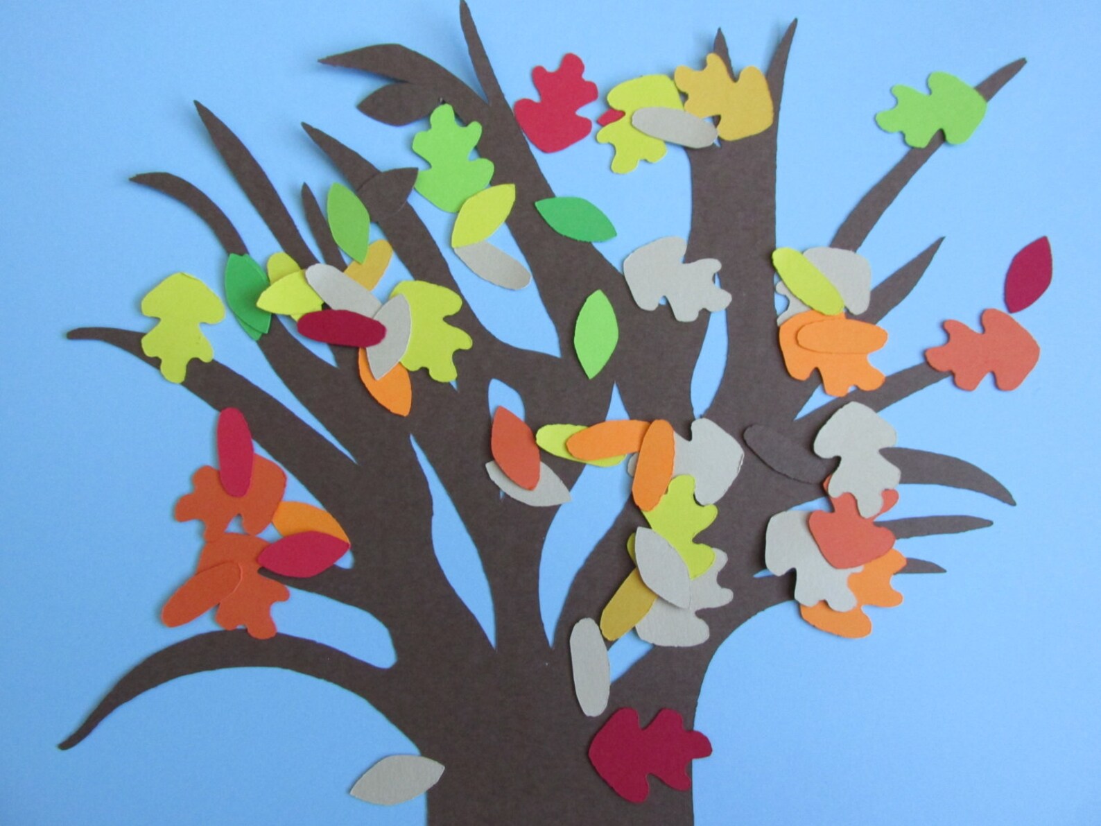 Fall Tree - Papercraft - Etsy