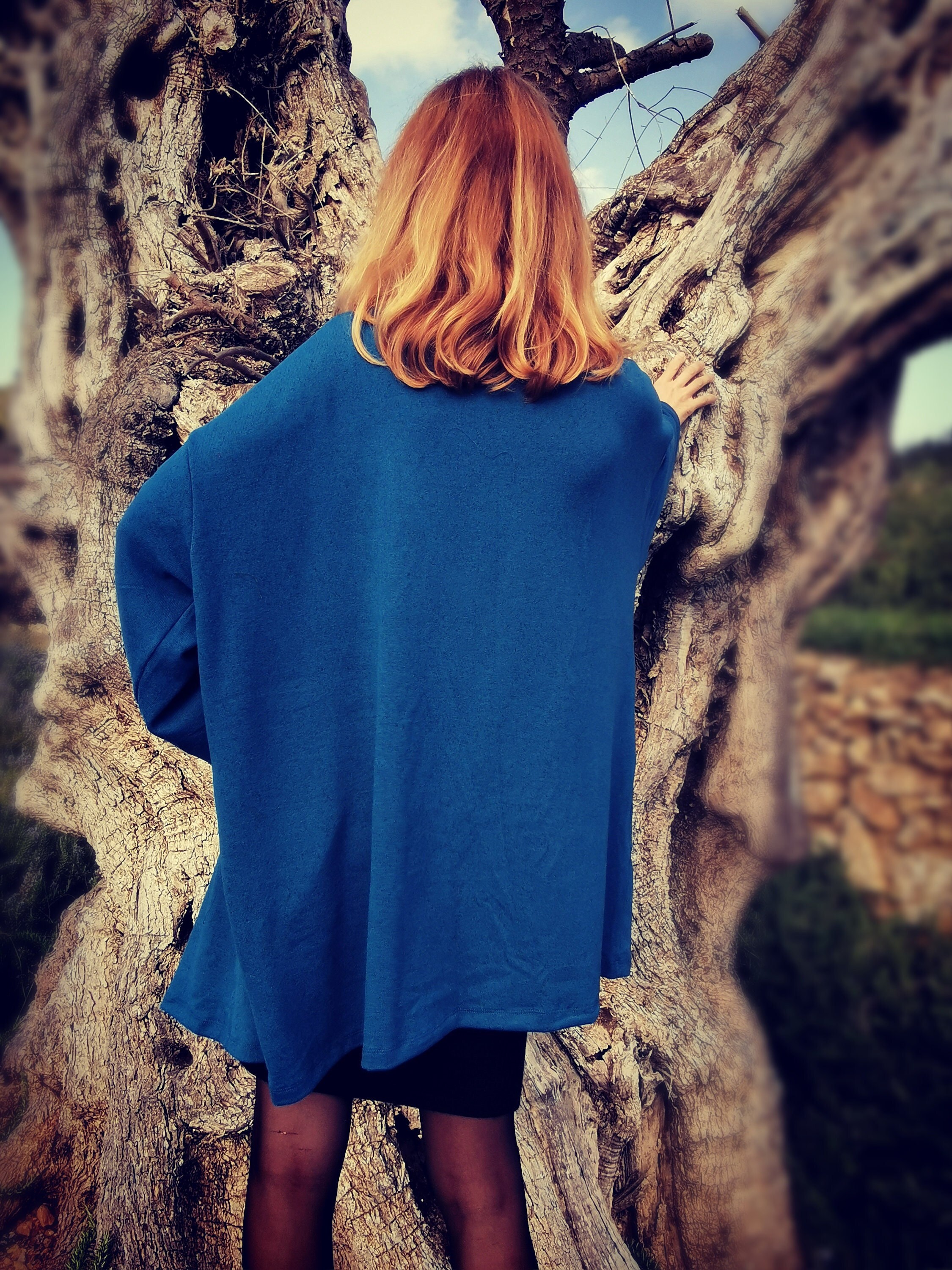 Wrap Jacket Asymmetric Jacket Jumper With Two Pockets Urban | Etsy