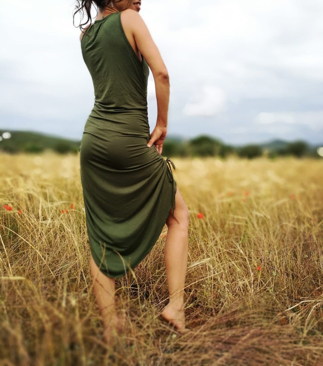 Boho Dress Dress High Low Mullet Dress Tribal Goa Dress Boho Pixie ...