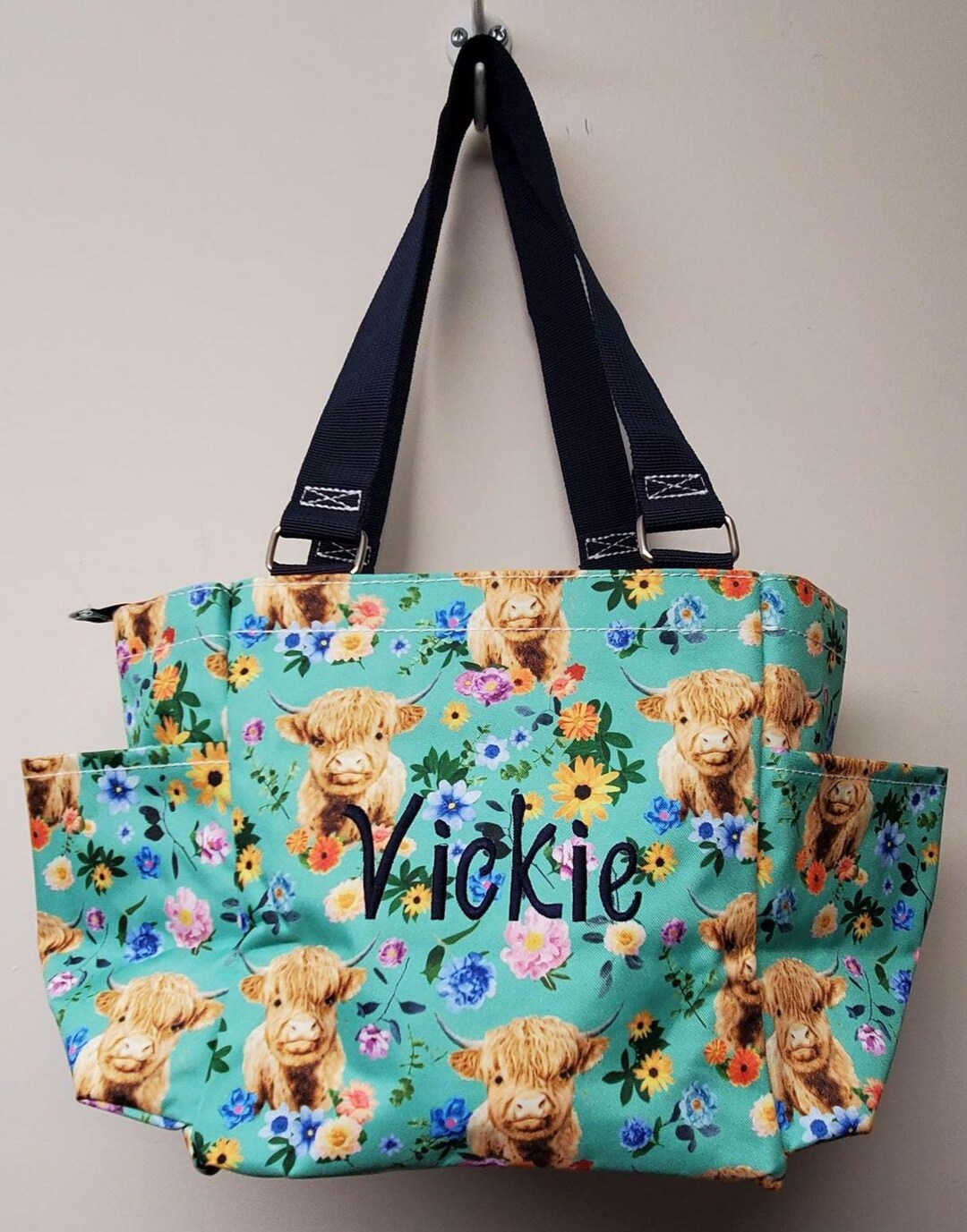Highland Cow Grooming Tote/caddy Bag Horse/dog/cow - Personalized ...