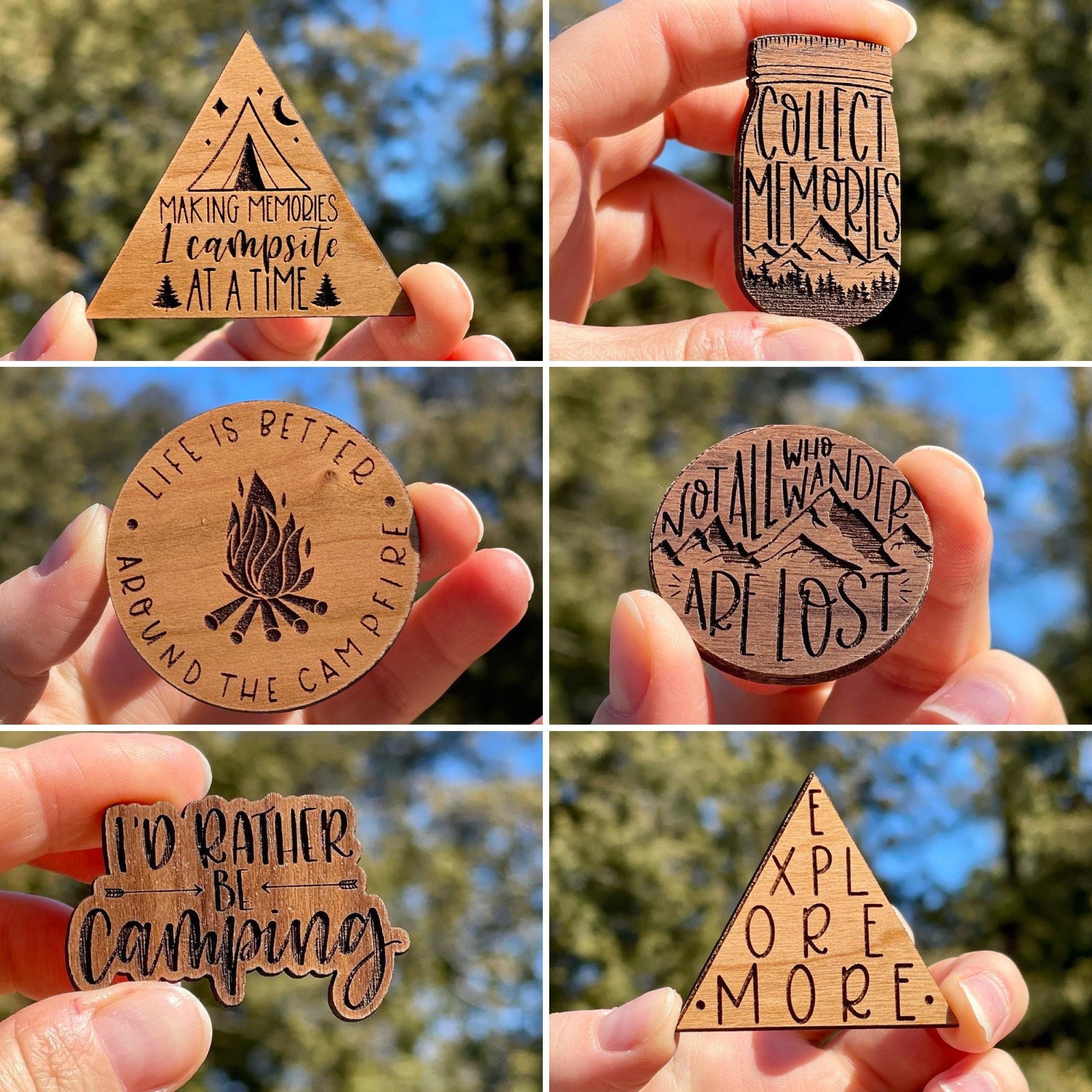 Adventure Magnets, Boho Magnets for Fridge, Camper Explore Magnets ...