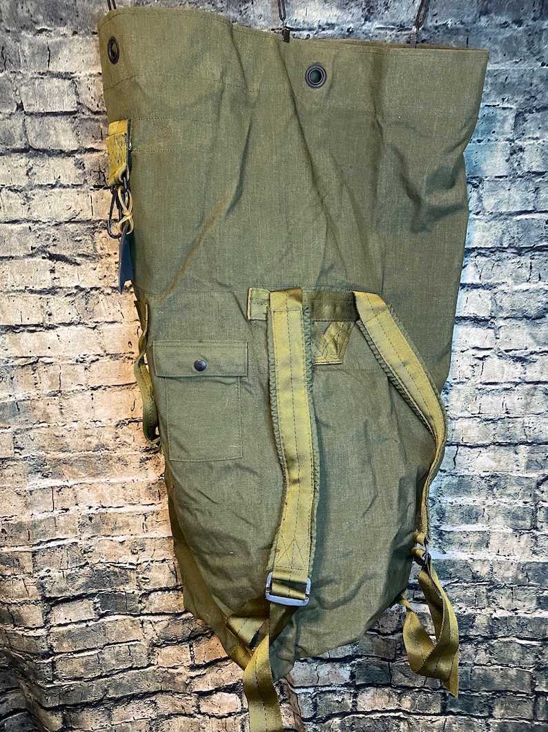 Vintage US Army Military Duffle Bag Authentic - Etsy