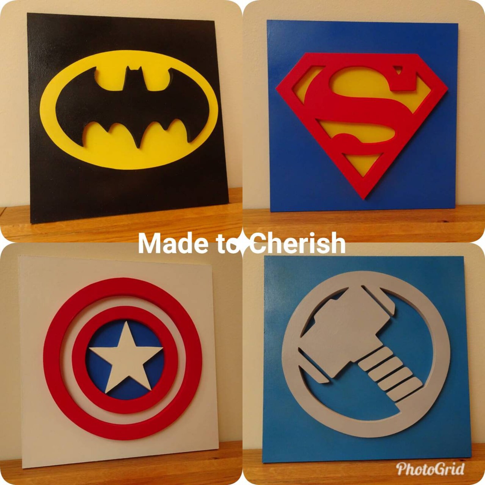 Wooden Handmade Superhero Wall Signs / Plaque. Avengers . Marvel. - Etsy