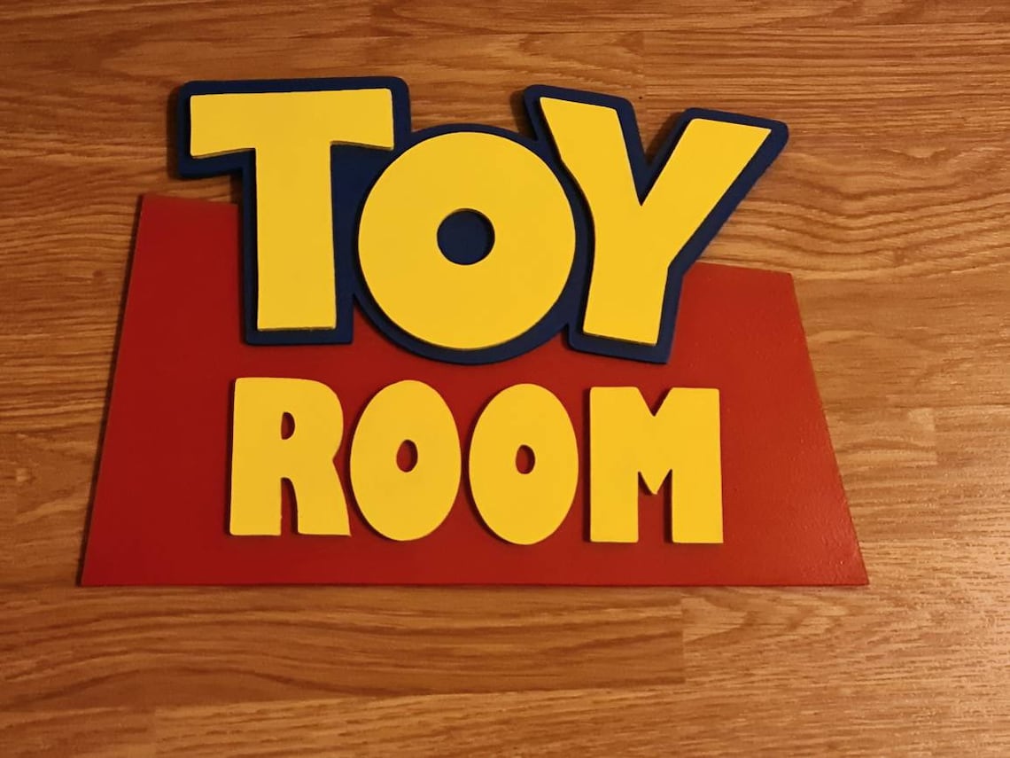 Toy Story Style Wooden Name Door / Wall Plaque / Sign - Etsy