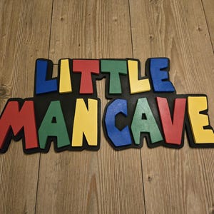 Wooden Handmade Super Mario 3D Layered Sign / Plaque. Can Be ...