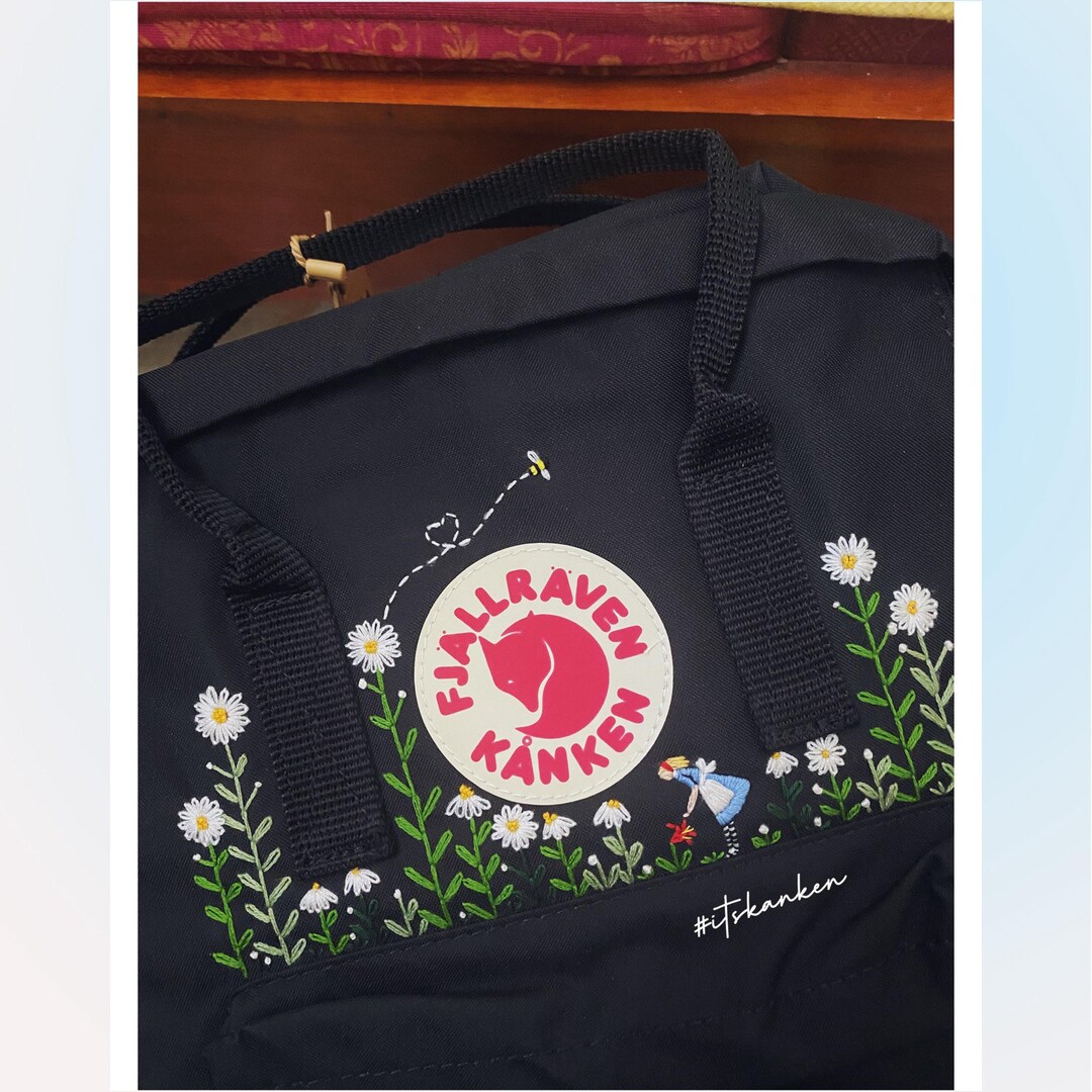 Alice in Borderland Theme Hand Embroidery, Fjallaraven Kanken Backpack ...