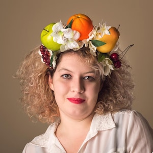 Fruit Turban, Tiki Citrus Tropical Carmen Havana Festival Headdress ...