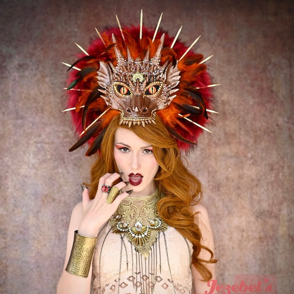 Dragon Headpiece - Etsy