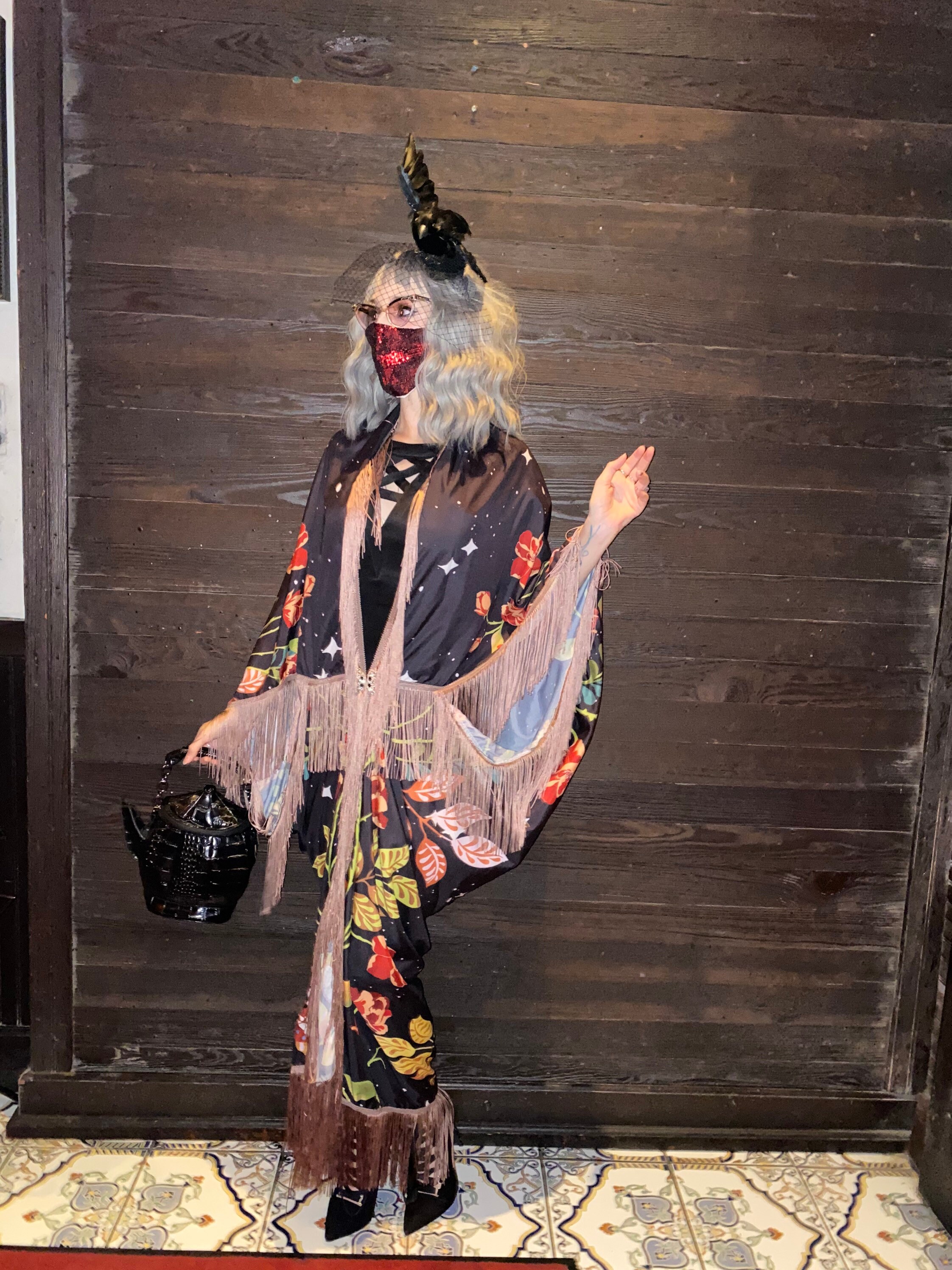 Art Nouveau Bat Wing Moon Gown Cocoon Dressing Robe Mauve | Etsy