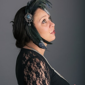 Fortune Teller Flapper Velvet Witch 1920s Snake Turban, Head Wrap ...