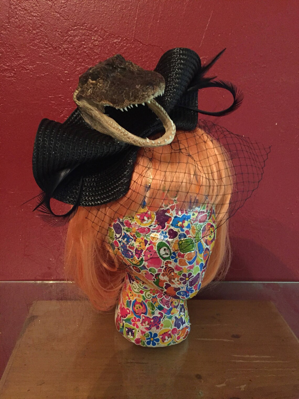 Alligator Swamp Monster Voodoo Oddity Headpiece Reptile Shaman ...