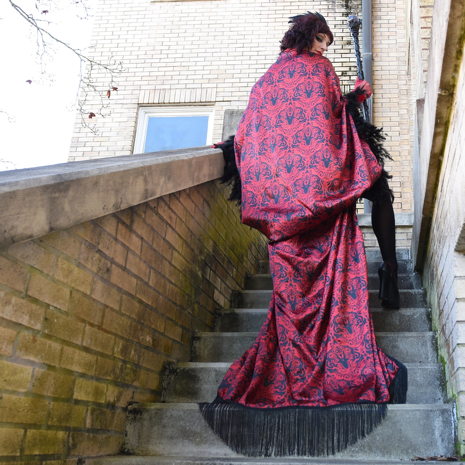Black Crow Gore Medieval Renaissance Crown Fantasy Gothic | Etsy