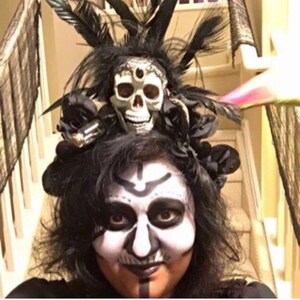 Voodoo Priestess Gypsy Cannibal Snake Crown, Fortune Teller Swamp Skull ...