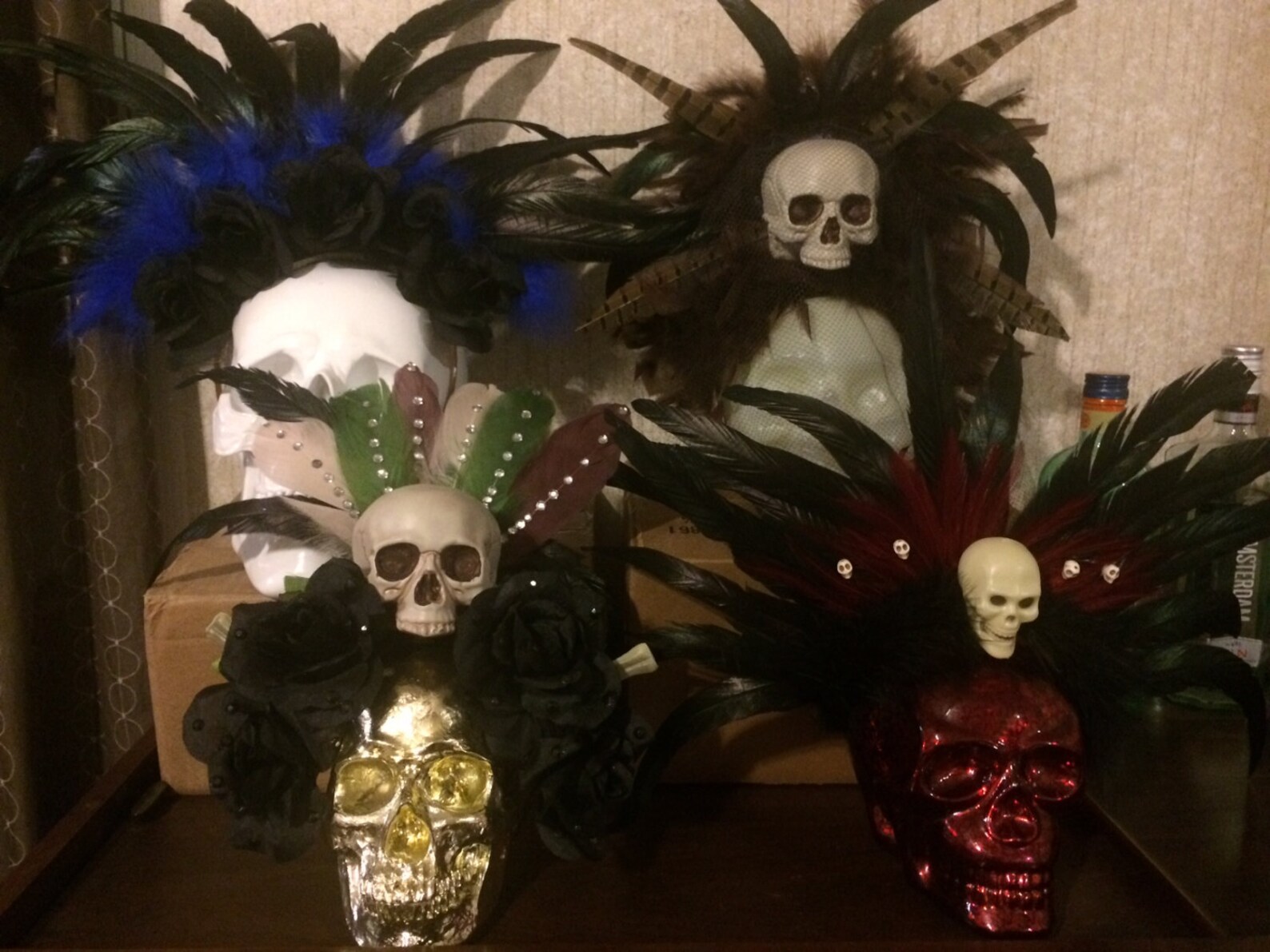 Voodoo Priestess Gypsy Cannibal Snake Crown, Fortune Teller Swamp Skull ...