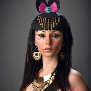 Golden Alligator Crocodile Goddess Headdress WGT Egyptian Ammut Reptile ...