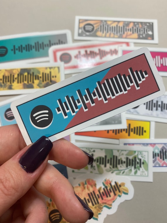 Custom Spotify Code Sticker | Etsy