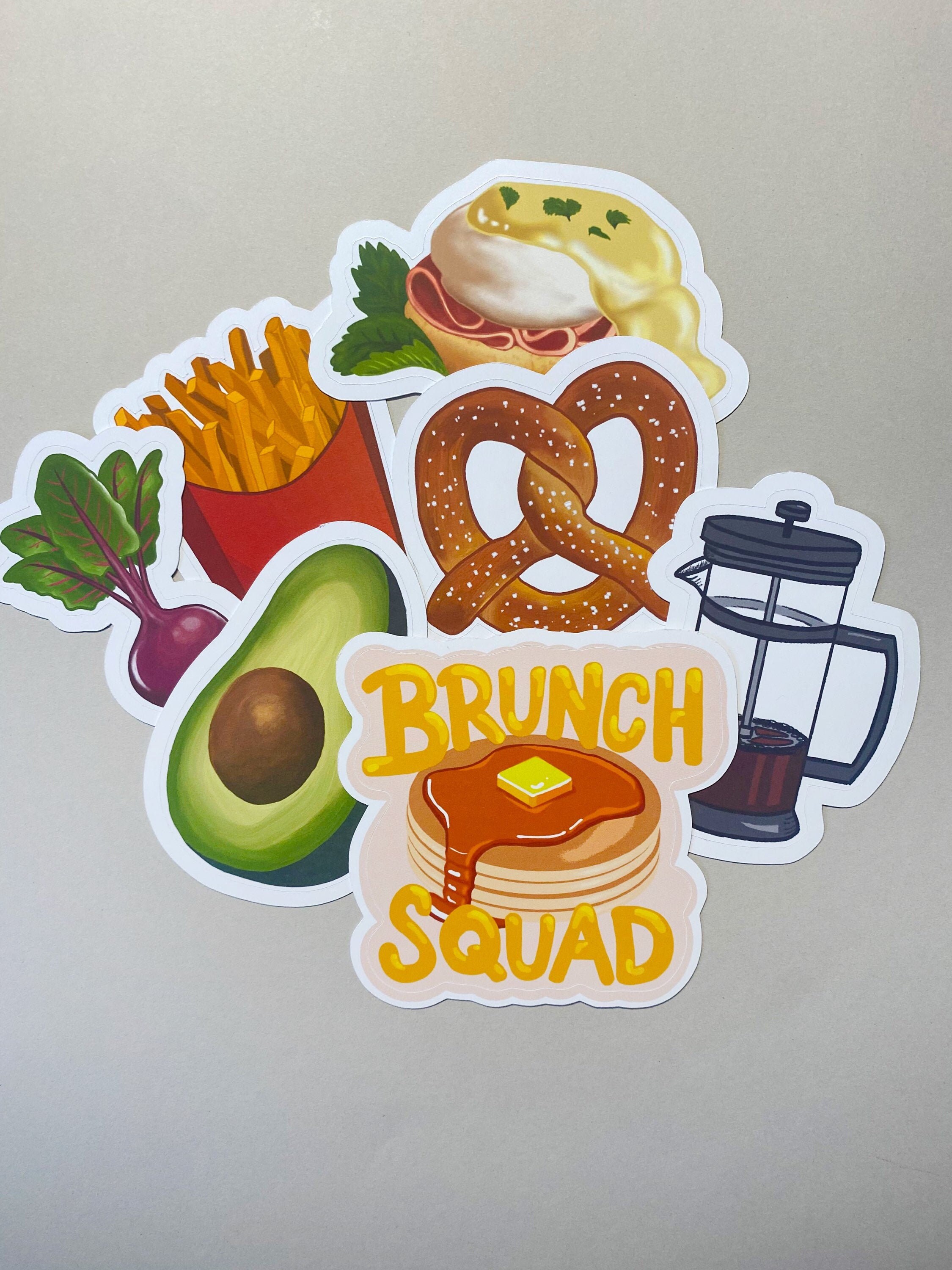 Favourite Foods Sticker Bundle Full Size or Mini | Etsy