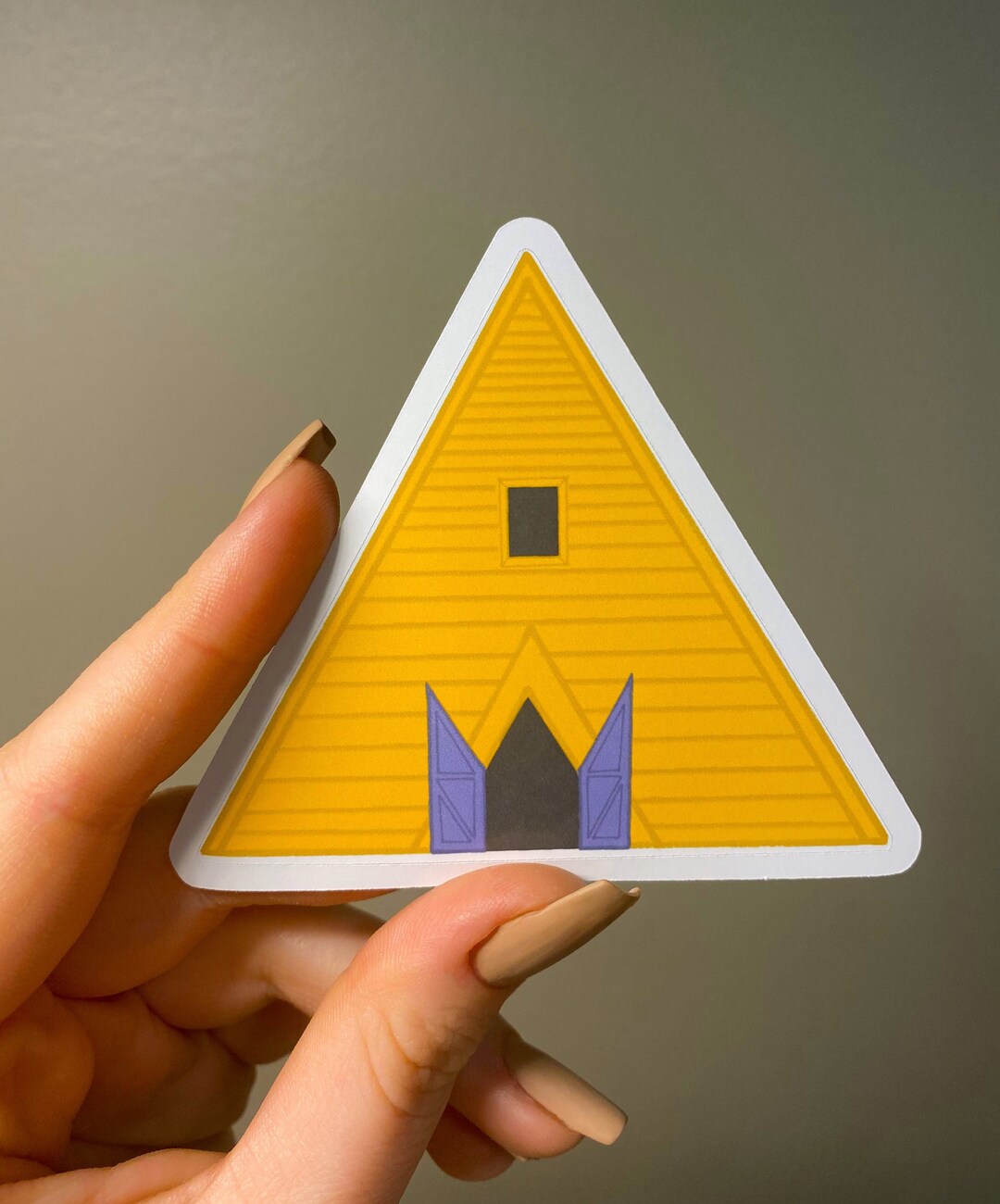 Midsommar Yellow House Sticker - Etsy