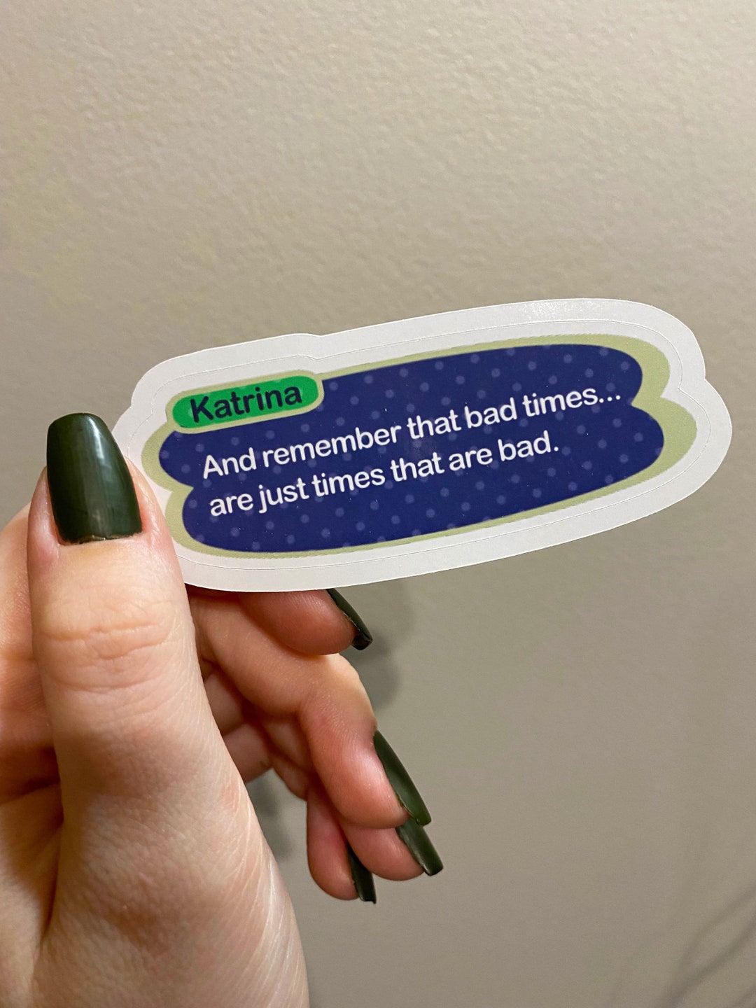 Katrina's Fortune Sticker - Etsy