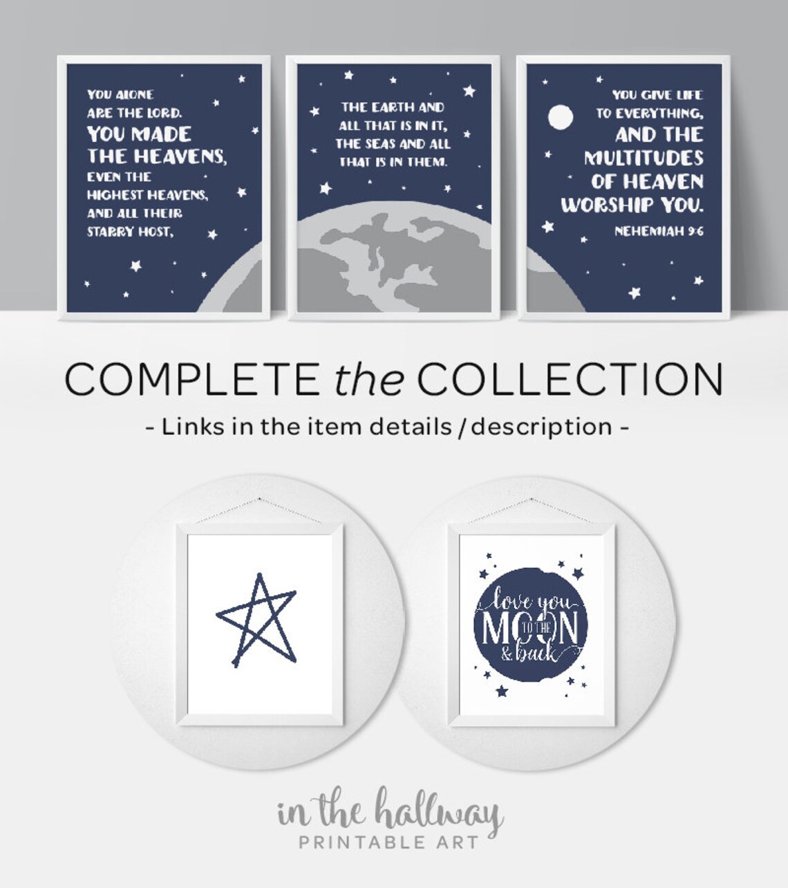 Outer Space Nursery, Star Printable Art, Space Art Prints, Galaxy Kid ...