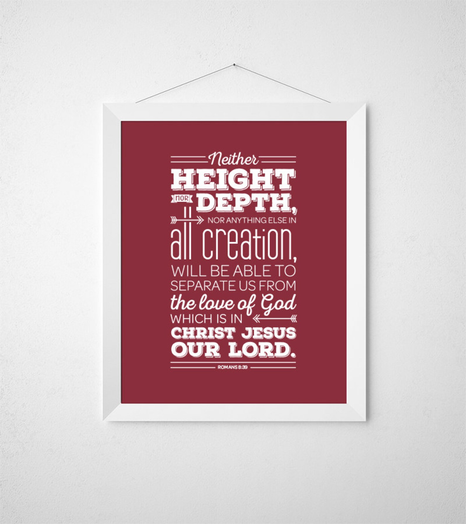 Navy Bible Verse, Printable Verse, Christian Art, Bible Verse Decor ...