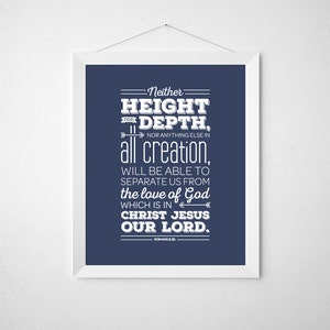 Navy Bible Verse, Printable Verse, Christian Art, Bible Verse Decor ...