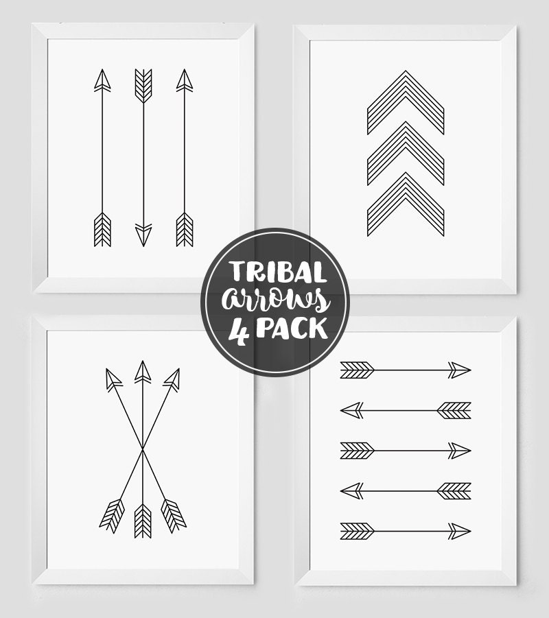 Arrows Nursery, Arrow Picture, Minimalist Arrows, Tribal Decor, Arrow ...