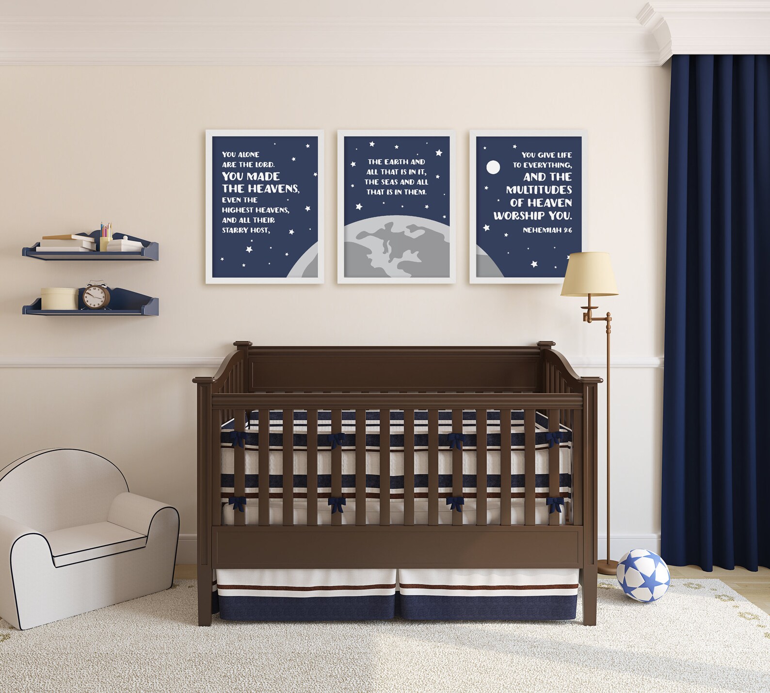 Outer Space Nursery, Star Printable Art, Space Art Prints, Galaxy Kid ...