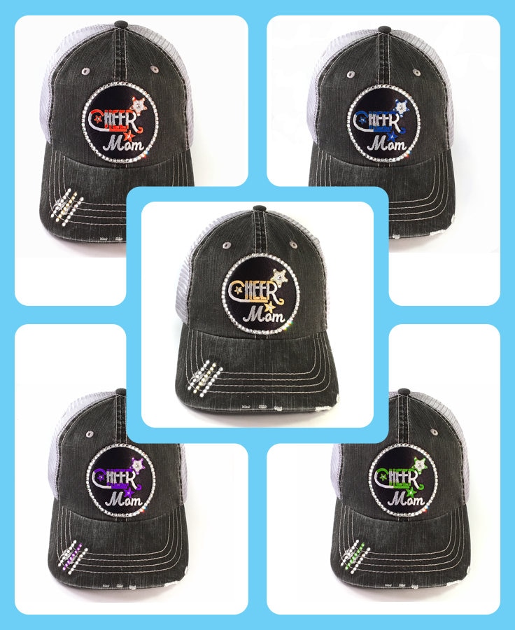 Cheer Mom Hat High Ponytail Cheer Baseball Cap | Etsy