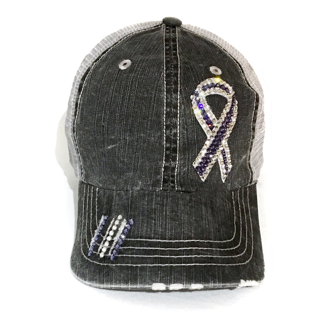 Alzheimers Support Dementia Support Alzheimers Gift Purple Ribbon Hat ...