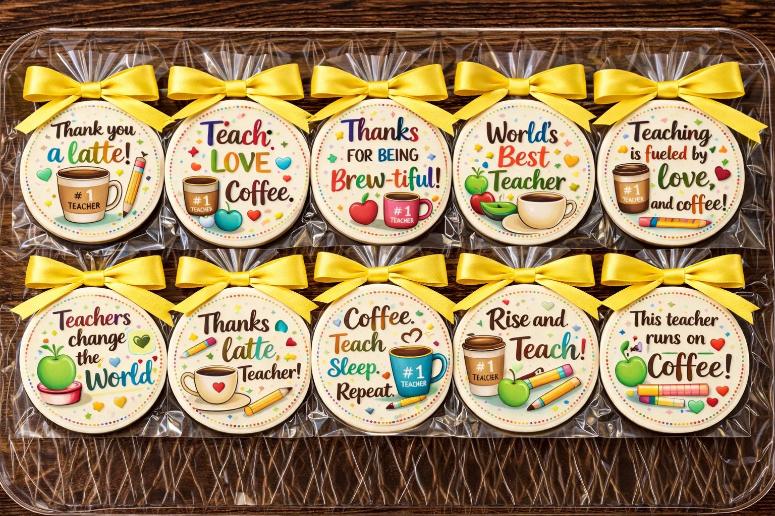 Printable Teacher Appreciation Cupcake/oreo Toppers 2 Inch - Etsy