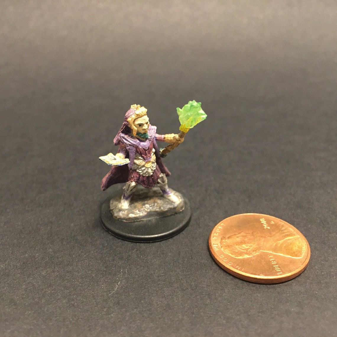 Male Gnome Wizard Painted DnD Miniature | Etsy