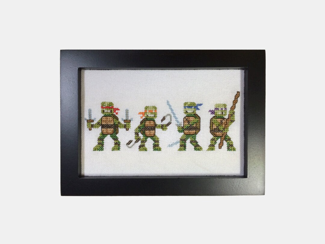 Cross Stitch Pattern Booklet - Teenage Mutant Ninja Turtles - PDF ...