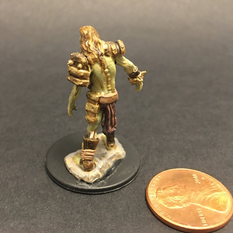 Zombie With Armor Painted Dnd Miniature - Etsy