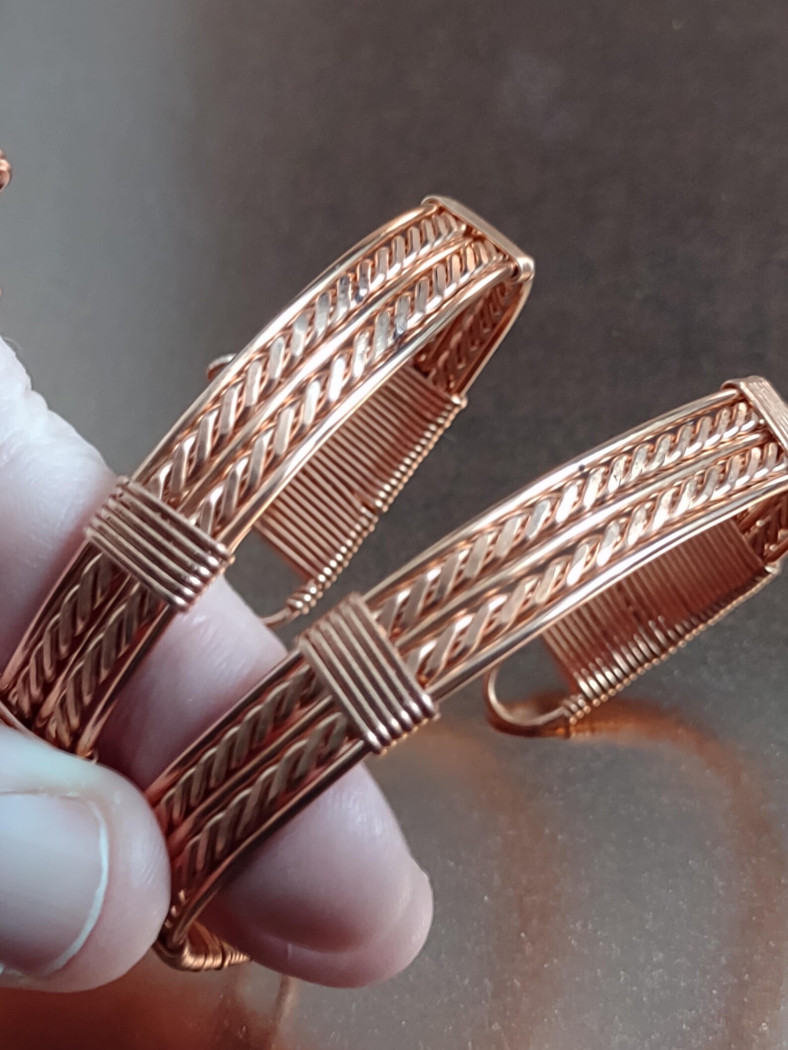 Twisted Copper Wire Cuff Bracelet Beautiful Wire Jewelry - Etsy